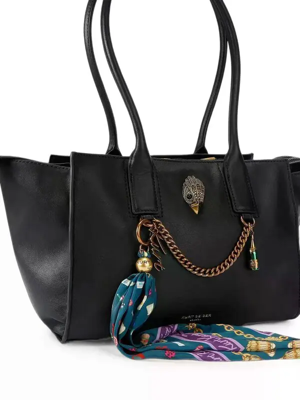 Kurt Geiger Eagle-plaque Tote Bag With Silk Scarf Detail