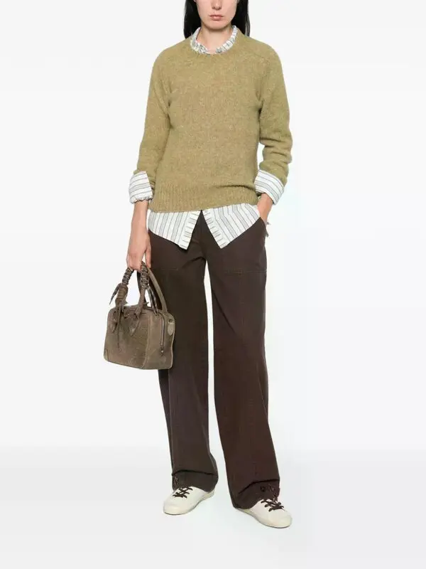 GOLDEN GOOSE Button-cuff Wide-leg Trousers