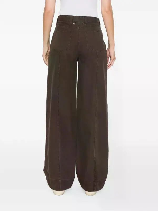 GOLDEN GOOSE Button-cuff Wide-leg Trousers