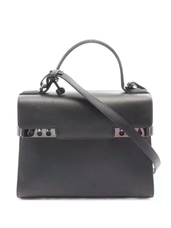 Delvaux Tempête Mm Handbag - Black
