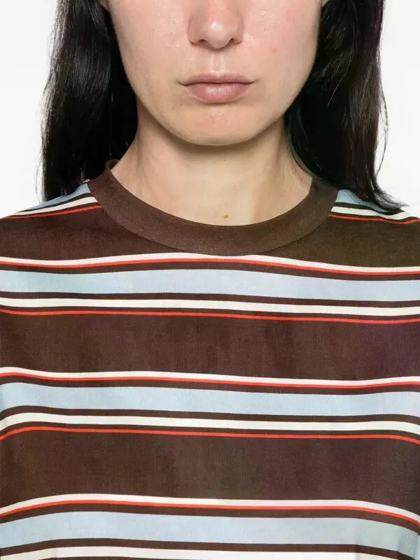Stine Goya Striped Crewneck T-shirt
