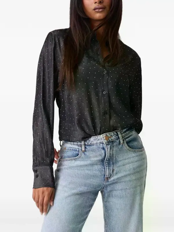 Guess Ls Lucia Relaxed Hotfix Shirt