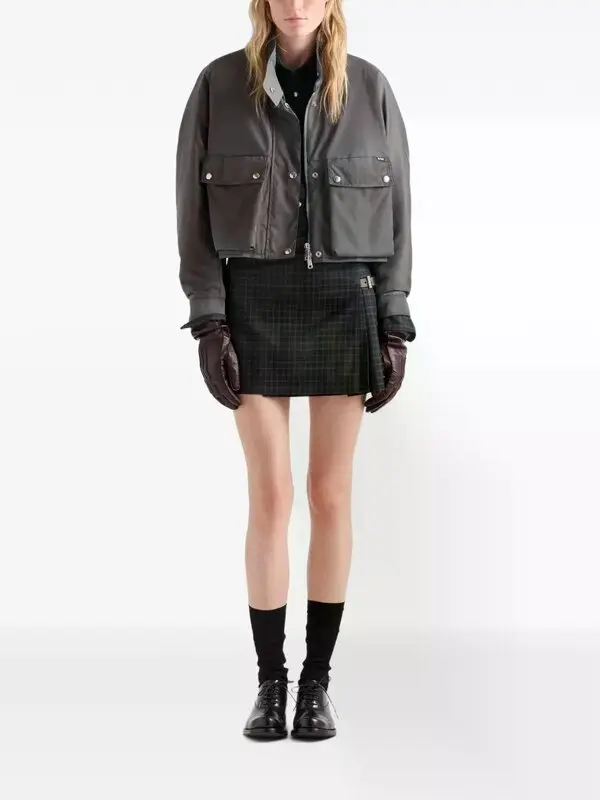 Prada Washed Re-nylon Blouson Jacket