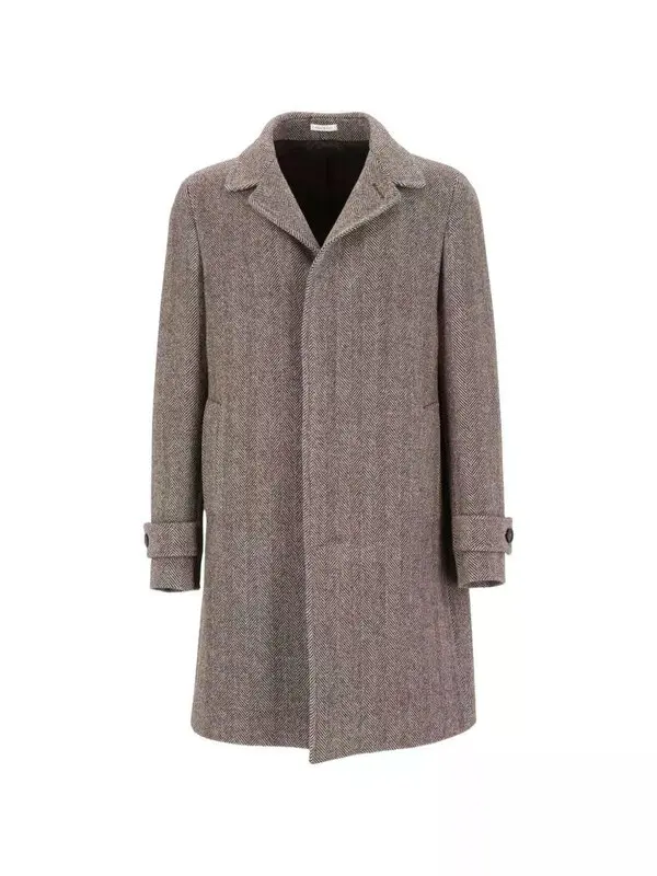 AL DUCA D’AOSTA 1902 Herringbone Single-breasted Coat