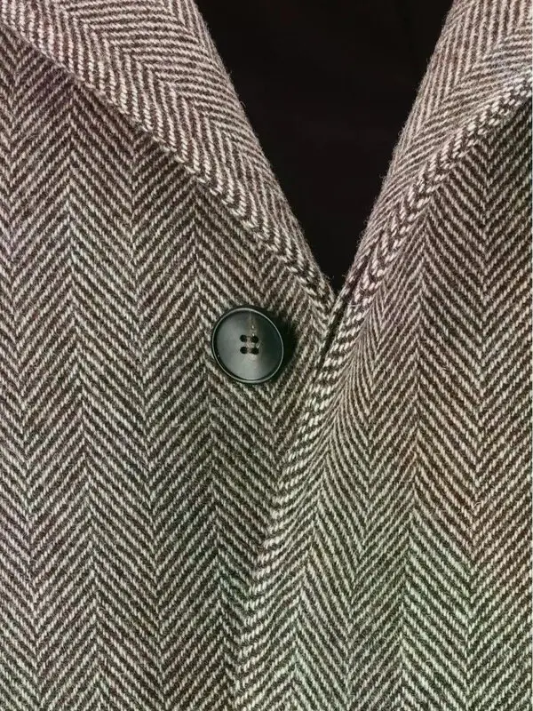 AL DUCA D’AOSTA 1902 Herringbone Single-breasted Coat