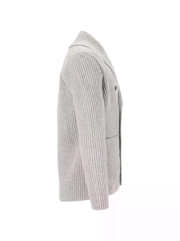 AL DUCA D’AOSTA 1902 Double-breasted Shawl-collar Cardigan