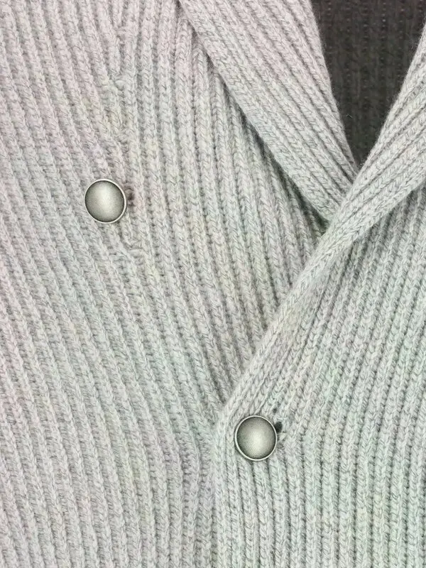 AL DUCA D’AOSTA 1902 Double-breasted Shawl-collar Cardigan