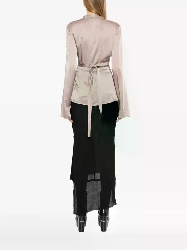 Rick Owens Draped Long-sleeve Top