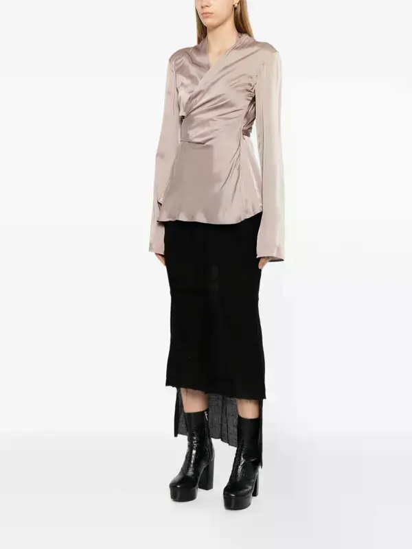 Rick Owens Draped Wrap Top