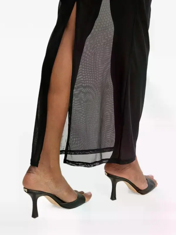 Guess Sheer Ruched Dress