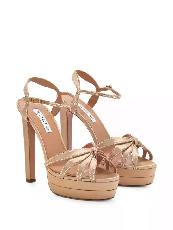AQUAZZURA Soulmate Sandals - Neutrals