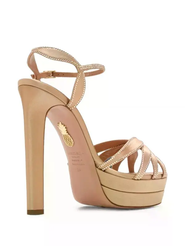 AQUAZZURA Soulmate Sandals - Neutrals