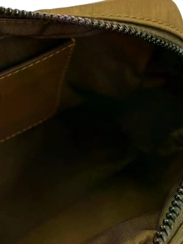 Prada Re Nylon Crossbody Bag With Detachable Pouch - Brown