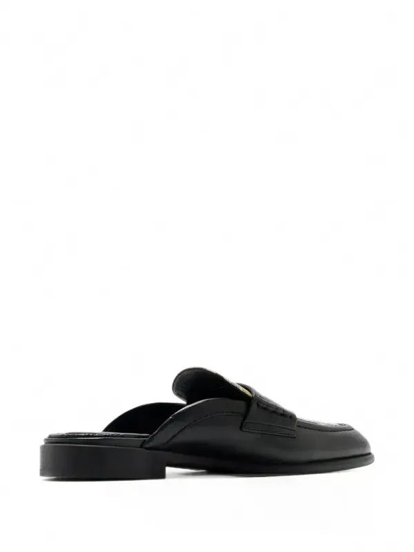 Burberry Check And Leather Opal Mules