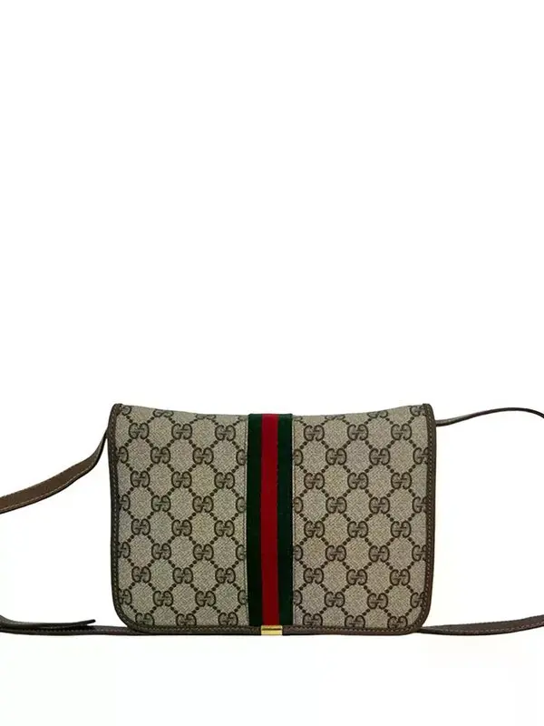 Gucci 1970-1980 Gg Supreme Web Crossbody Bag