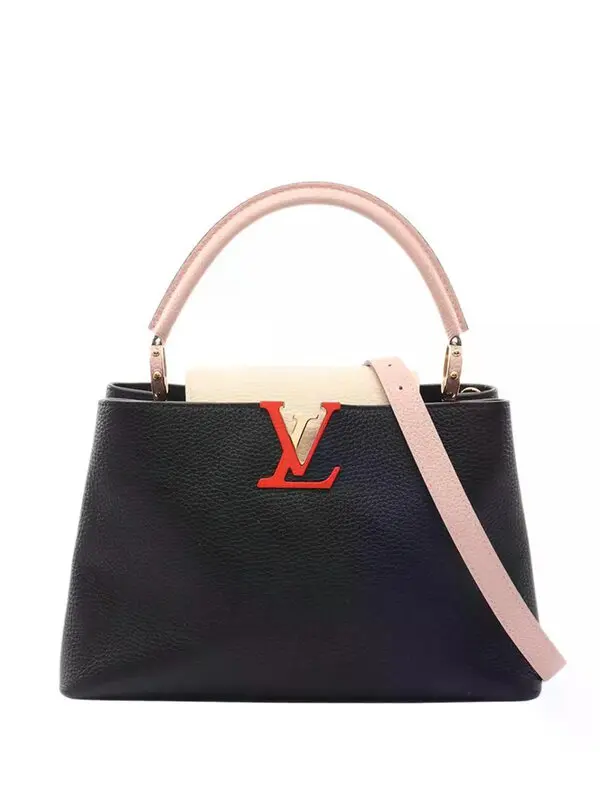 LOUIS VUITTON Taurillon Capucines Pm Satchel