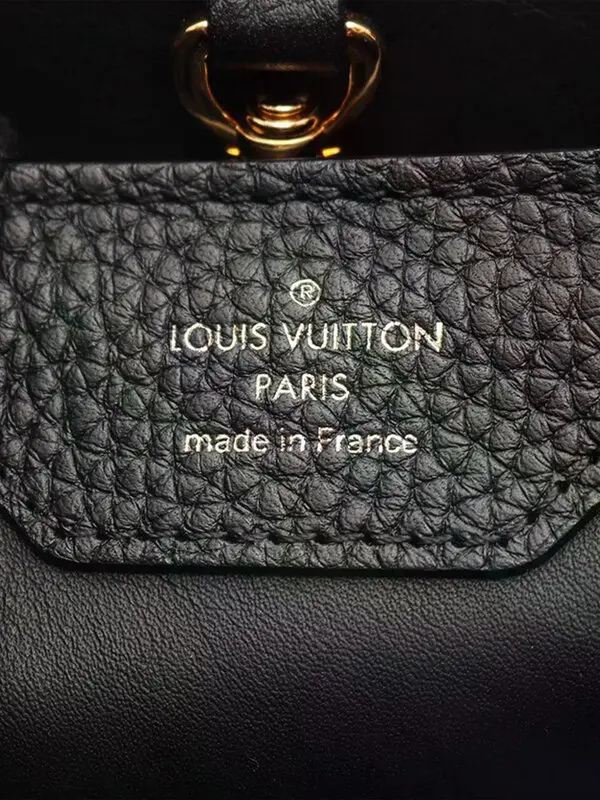 LOUIS VUITTON Taurillon Capucines Pm Satchel