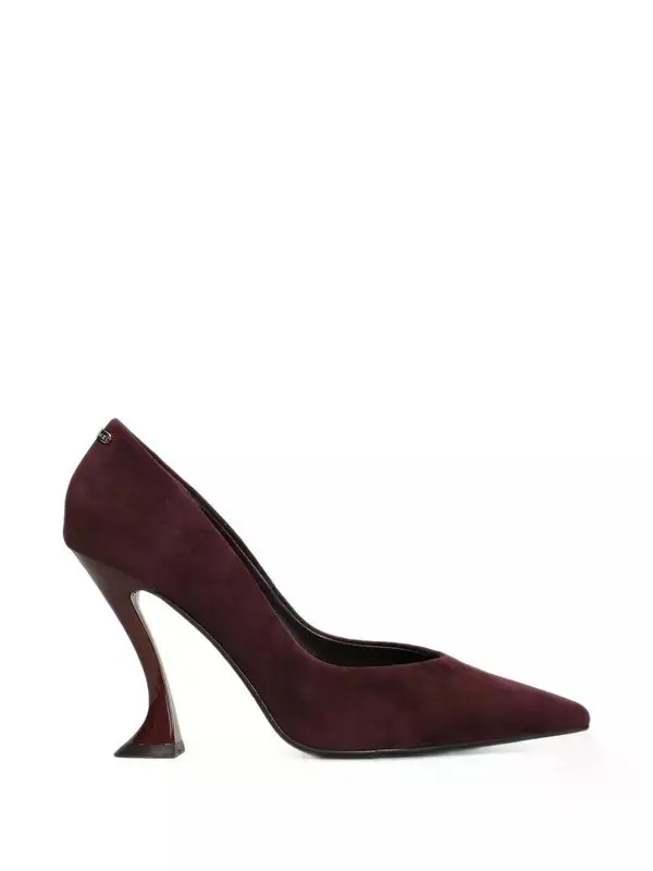 Lola Cruz Eugenia 95 Pointed-toe Pumps - Red