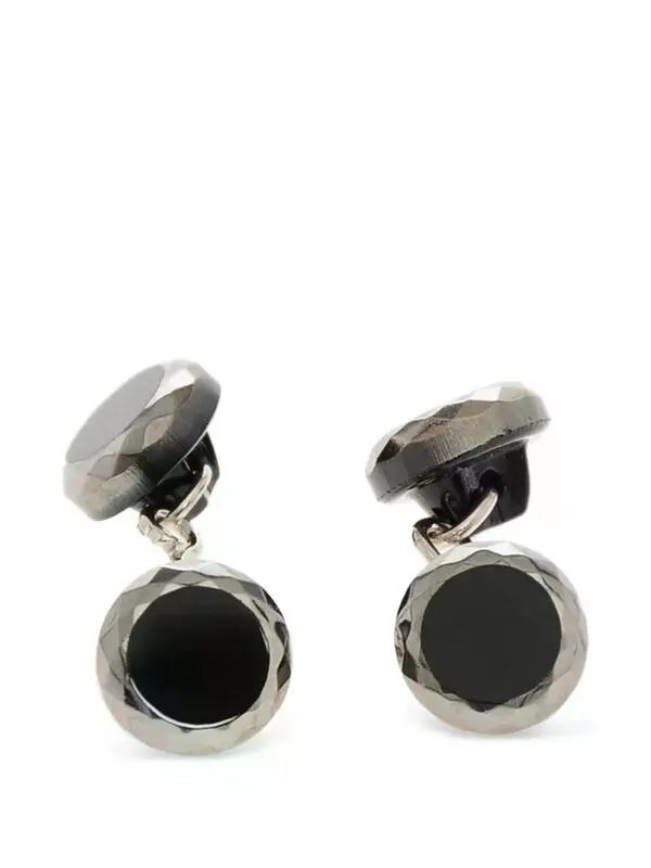 Corneliani Swarovski Crystal Cufflinks - Silver