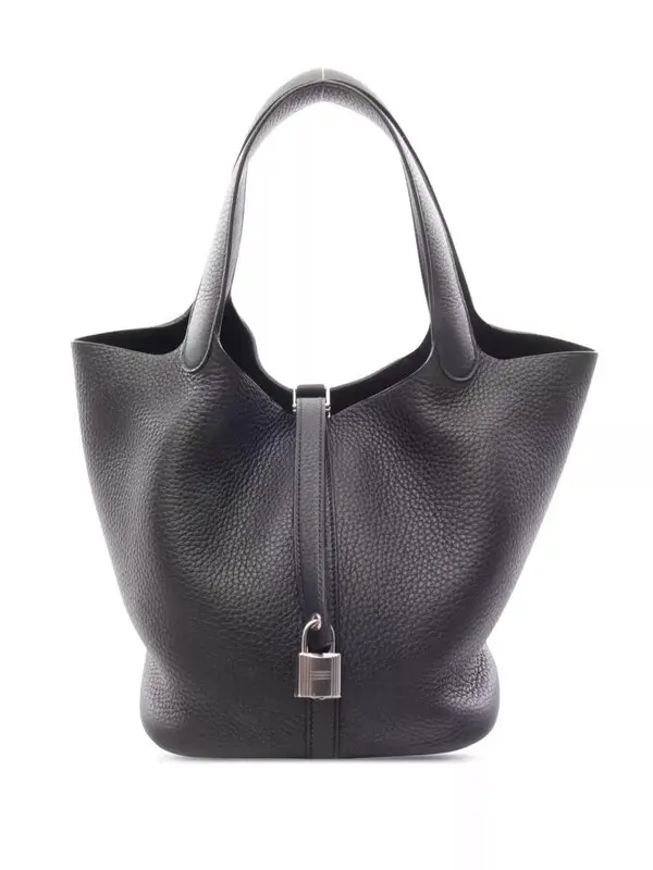 Hermès 2025 Clemence Picotin Lock 22 Handbag - Black