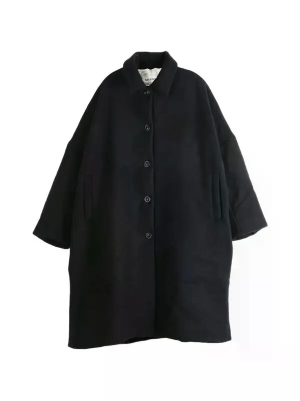 CASEY CASEY Big Blobby Button-up Cashmere Coat