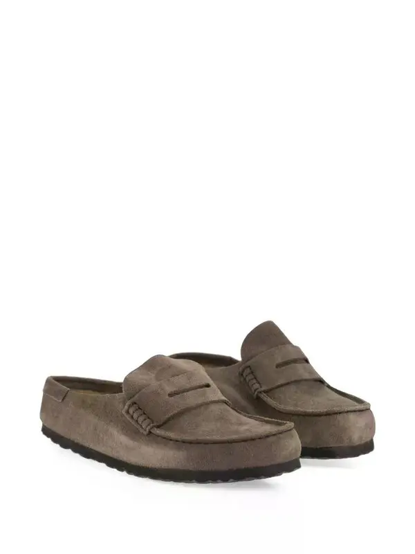 BIRKENSTOCK Naples Calf Suede Mules