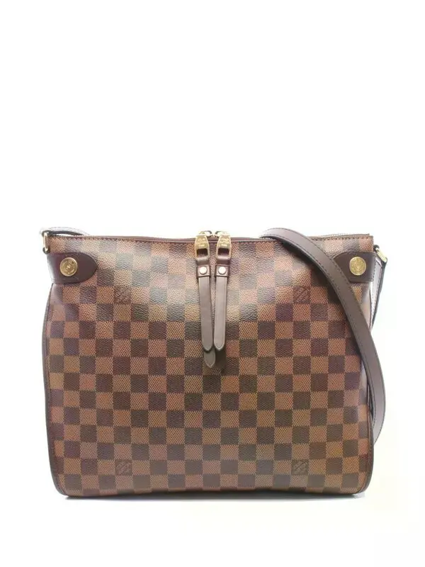 LOUIS VUITTON Damier Ebene Duomo Crossbody Bag
