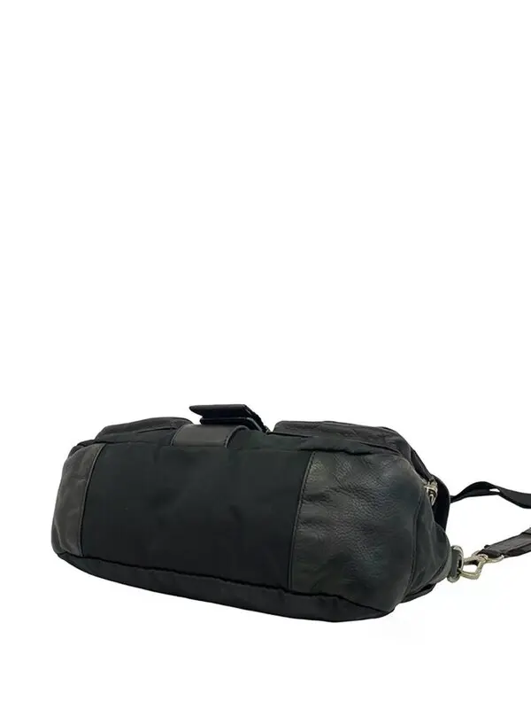 Prada Tessuto And Calfskin Crossbody Bag