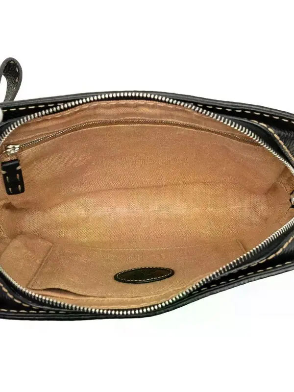 Fendi 2000-2015 Cuoio Romano Selleria Zip Around Wristlet Pouch
