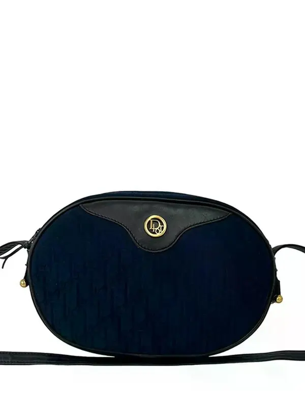 Dior 1980-1990 Diorissimo Trotter Canvas Crossbody Bag - Blue