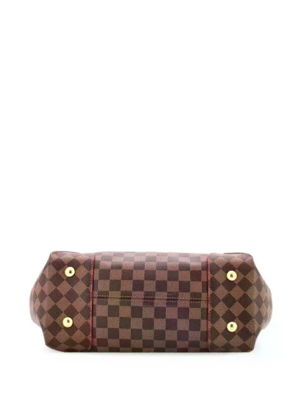 LOUIS VUITTON Caissa Damier With Leather Hobo Bag