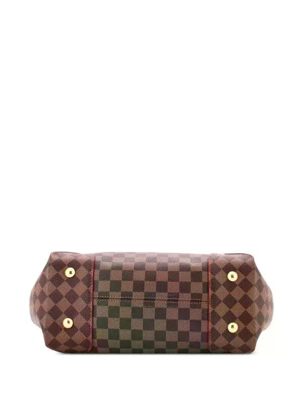 LOUIS VUITTON Caissa Damier Leather Hobo Bag - Red