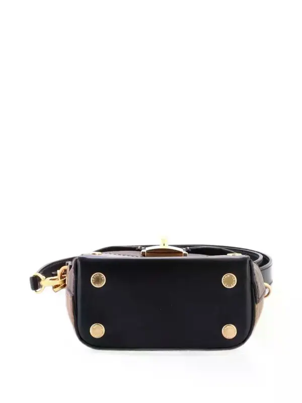 LOUIS VUITTON Bento Box Handbag Reverse Monogram Canvas Shoulder Bag