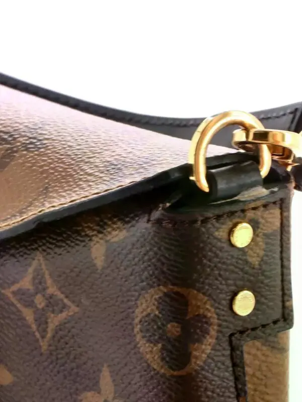 LOUIS VUITTON Bento Box Handbag Reverse Monogram Canvas Shoulder Bag