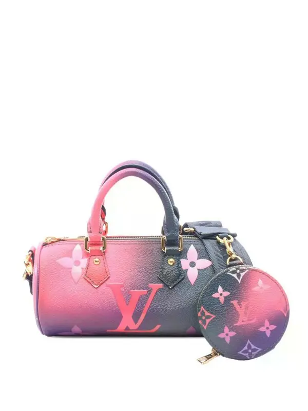 LOUIS VUITTON 2021-2026 Monogram Giant Spring In The City Midnight Papillon Bb Handbag - Pink