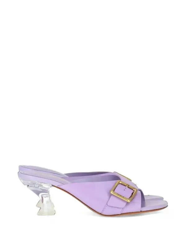TOD'S Buckle-detail Sandals - Purple