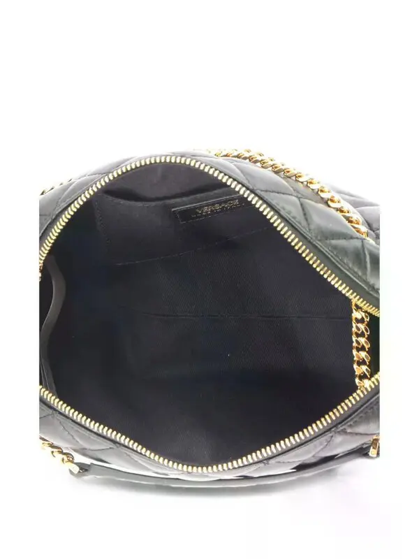Versace Quilted Leather Shoulder Bag
