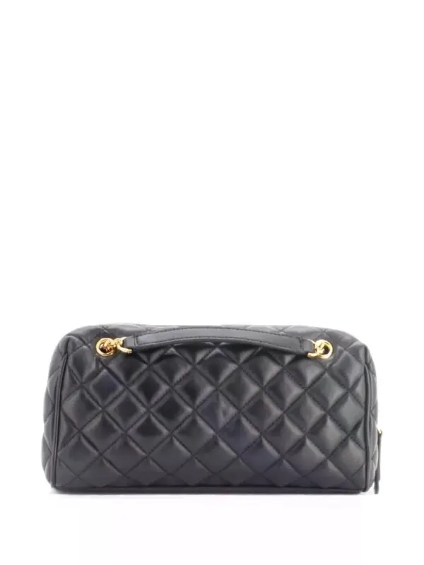 Versace Quilted Leather Shoulder Bag