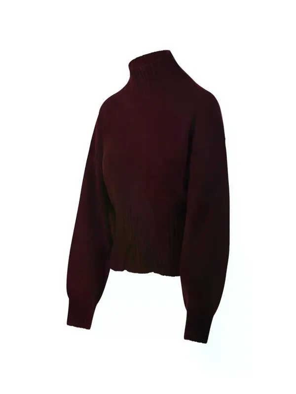 ALLUDE Ribbed-knit High-neck Sweater