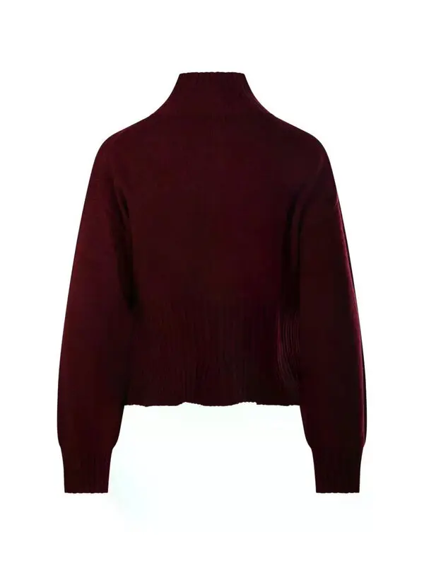 ALLUDE Ribbed-knit High-neck Sweater
