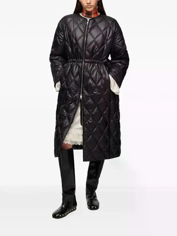 GANNI Coat In Quilt