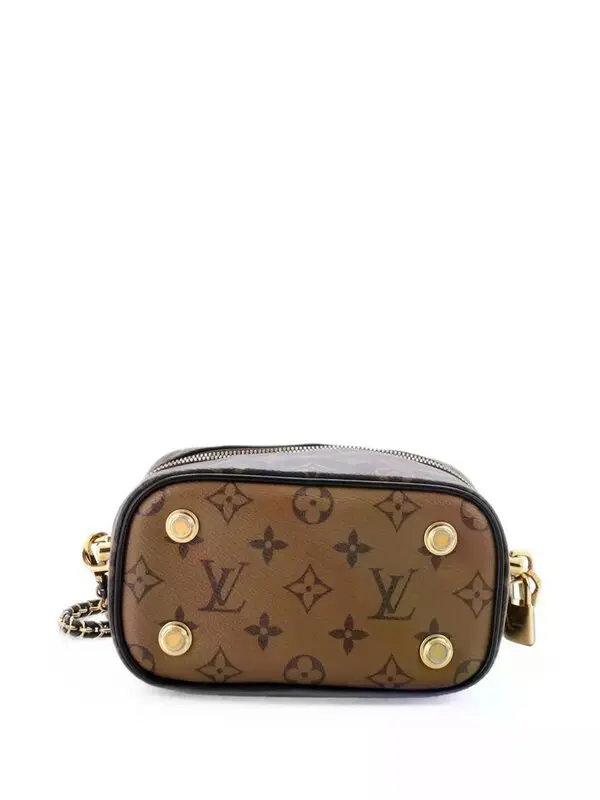 LOUIS VUITTON Vanity Handbag Reverse Monogram Canvas Pm Satchel