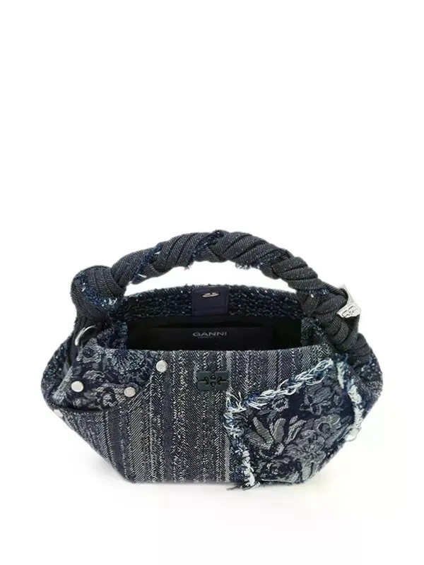 GANNI Mini Bou Bag In Denim - Blue