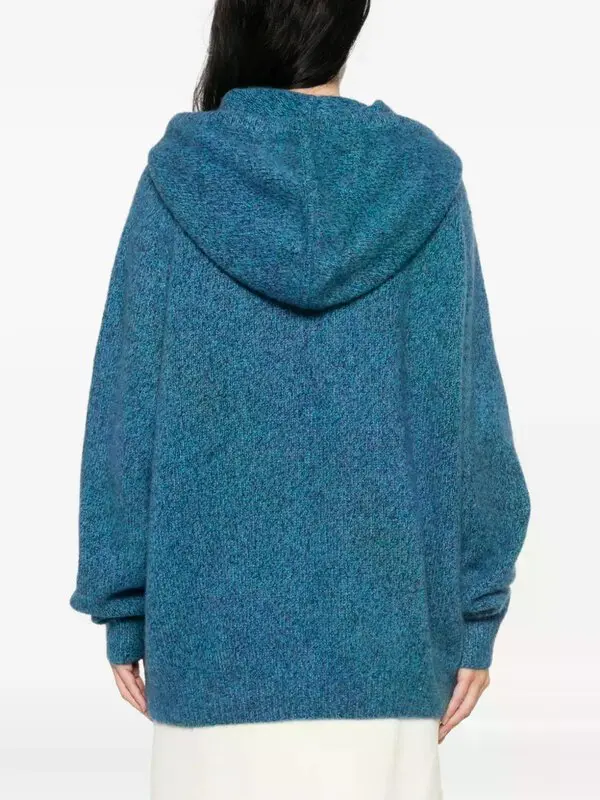 Frenckenberger Zip-up Knit Cardigan