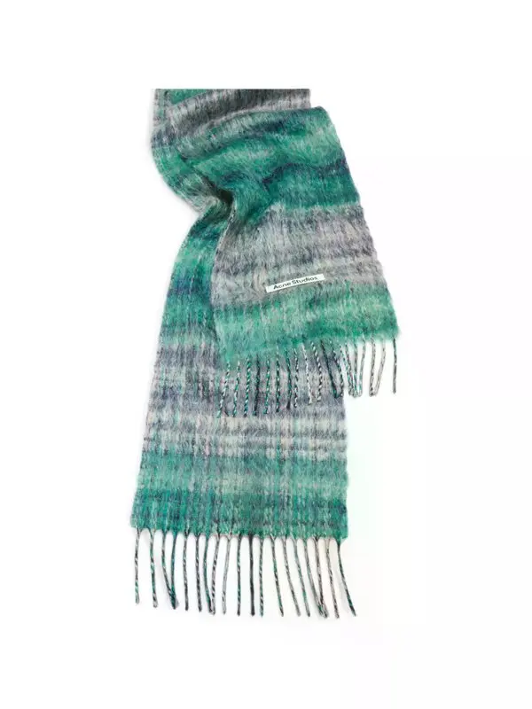 Acne Studios Fringed Mohair Scarf