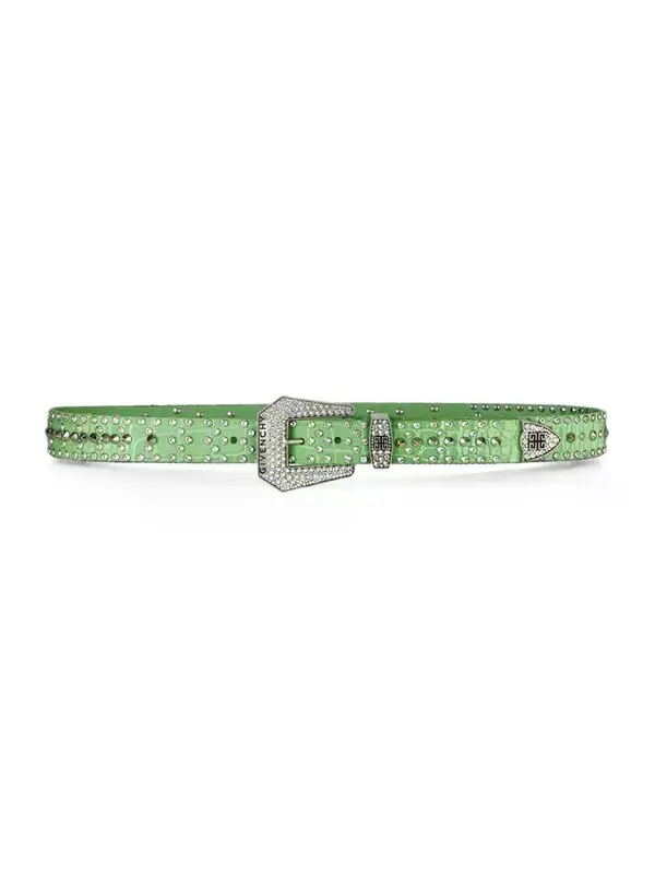 Givenchy Cowboy Crystal-embellished Belt