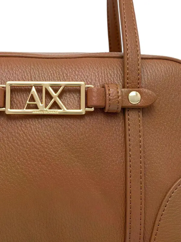 Armani Exchange Logo Plaque Shoulder Bag