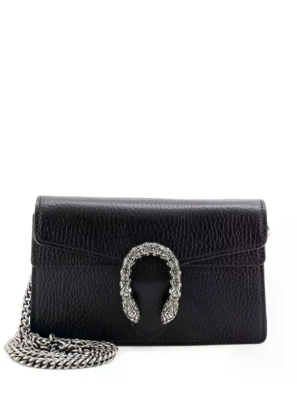 Gucci Dionysus Super Mini Clutch Bag - Black