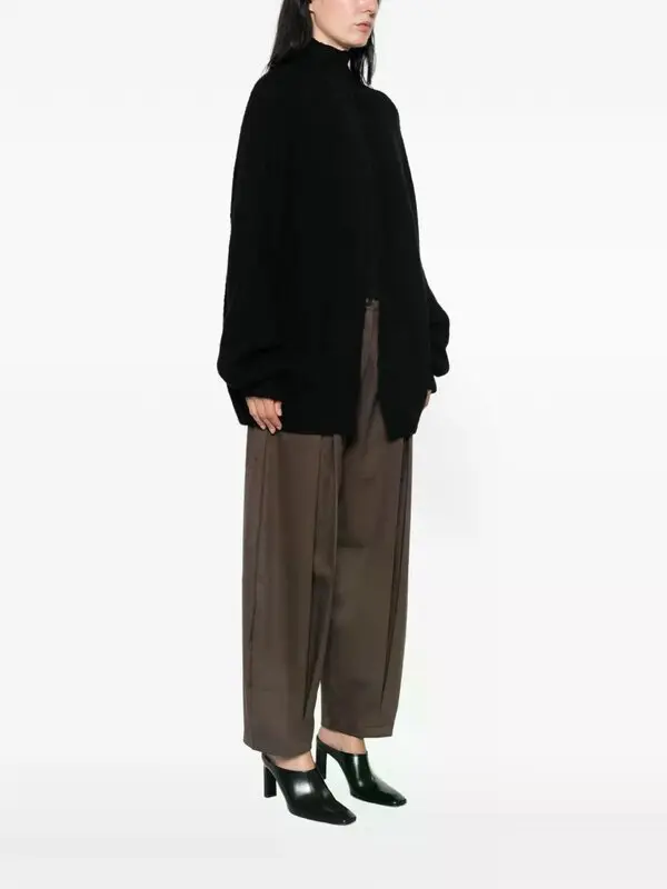 Frenckenberger Chunky Knit Cardigan - Black