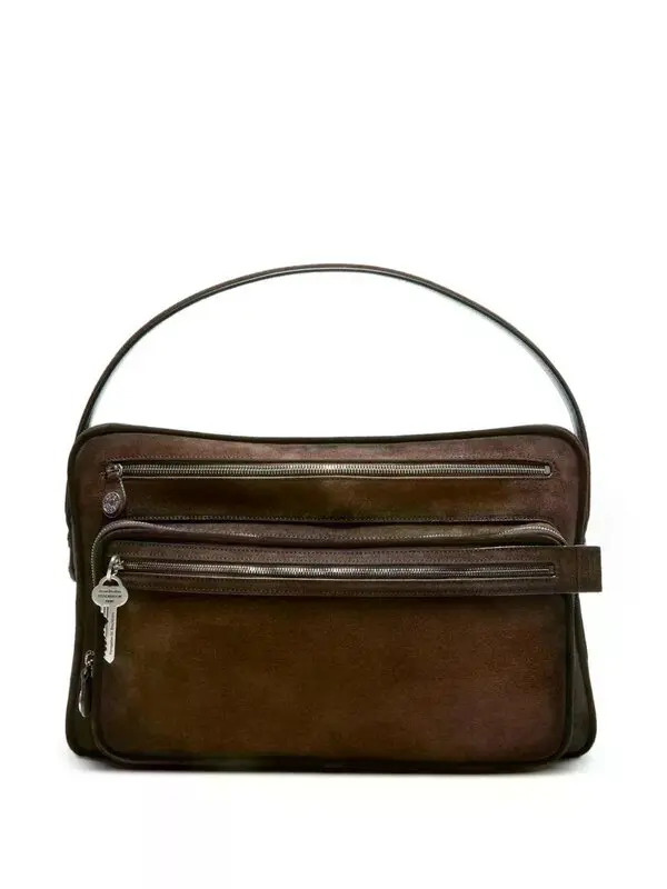 Acne Studios Camero Camera Suede Shoulder Bag - Brown